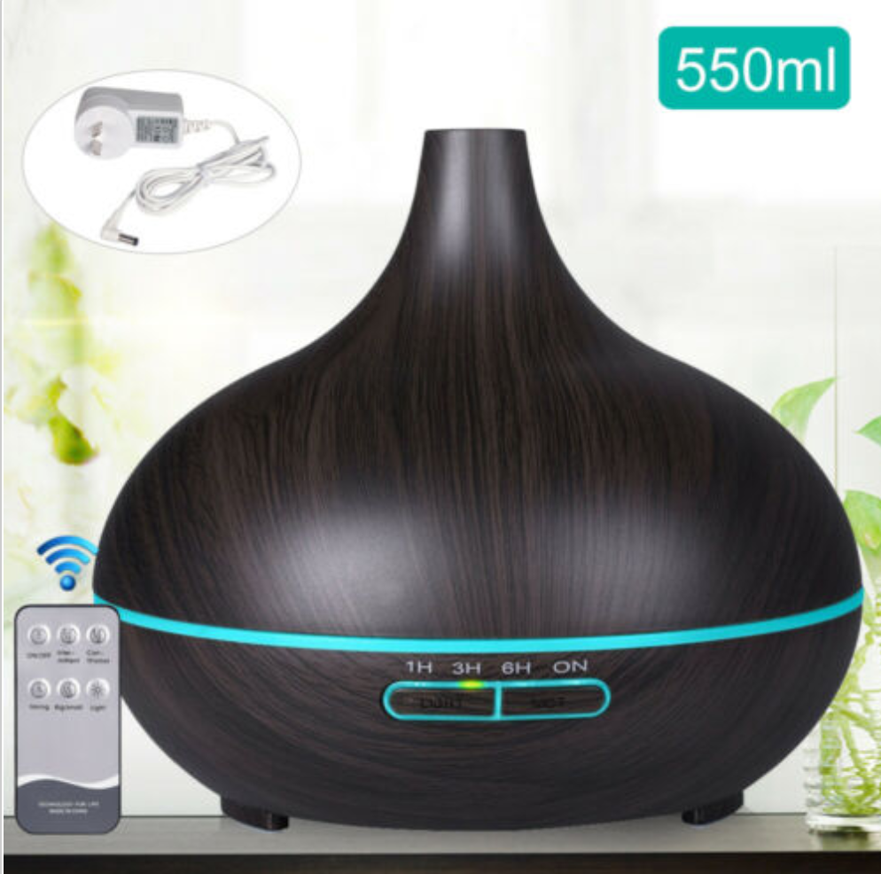 Ultrasonic Aromatherapy Diffuser Electric Air Humidifier 550 ml ...