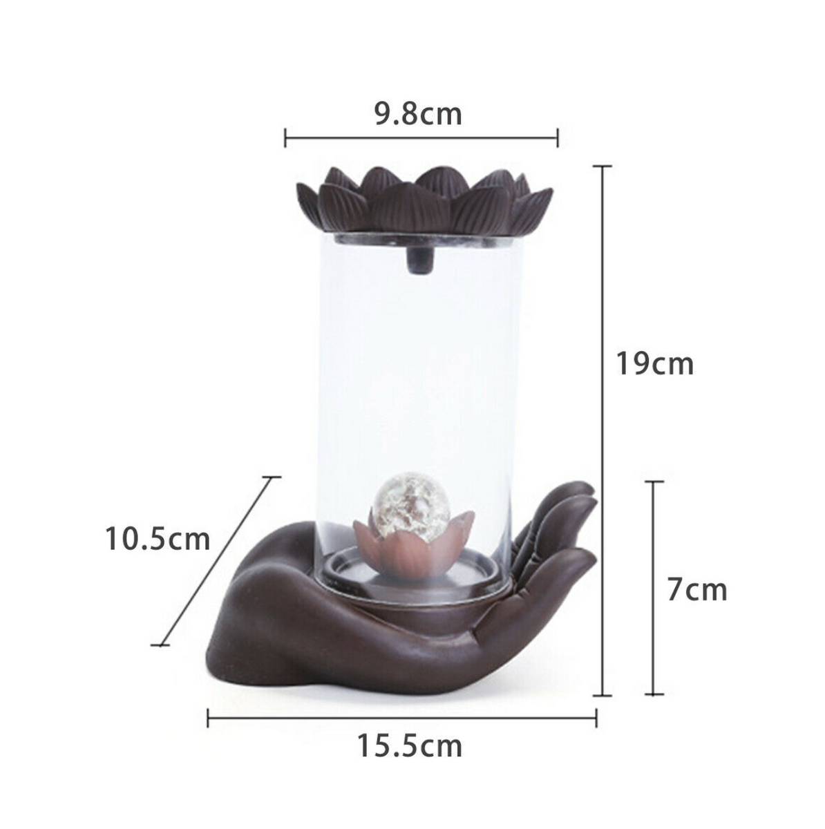 Bergamot Lotus Backflow Incense Burner - Shanghai stock – Incense ...